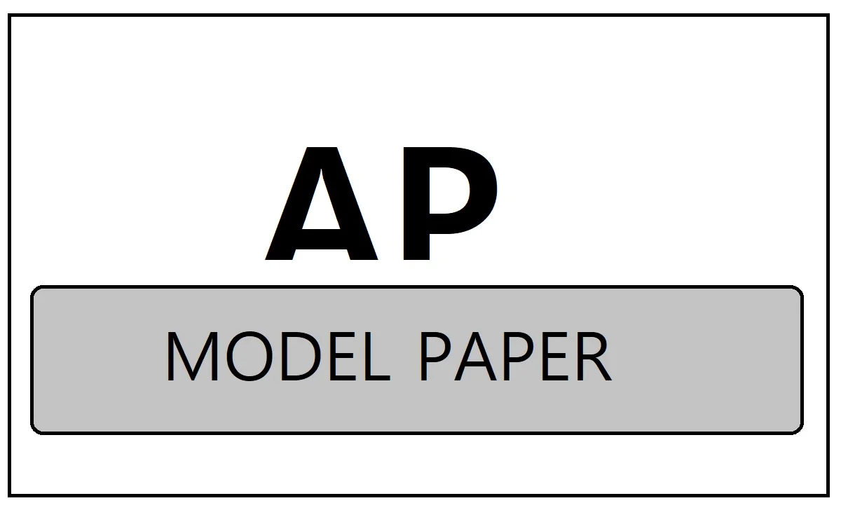 AP Board Model Paper 2024 Class 1
